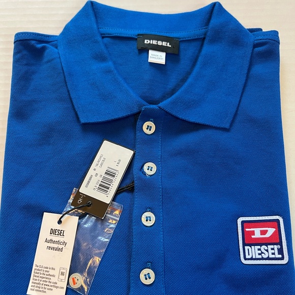 Diesel | Shirts | Diesel Patch Polo | Poshmark